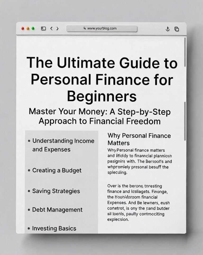 The Ultimate Guide to Personal Finance for Beginners | Complete 2026
